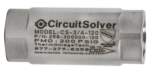 CircuitSolver® Thermostatic Balancing Valve Domestic Hot Water
